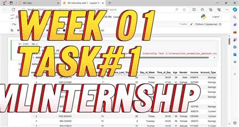 Video Zoya Afzal On Linkedin Aicp Machinelearning Python Task1