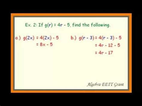 function notation instructional video for 8th 11th grade lesson planet
