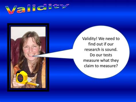 Validity And Reliability Ppt
