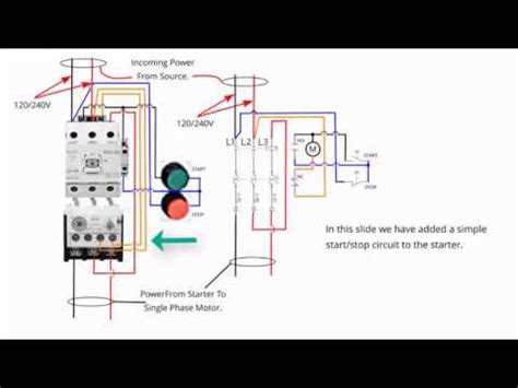 Single Phase Magnetic Starter Wiring Diagrams