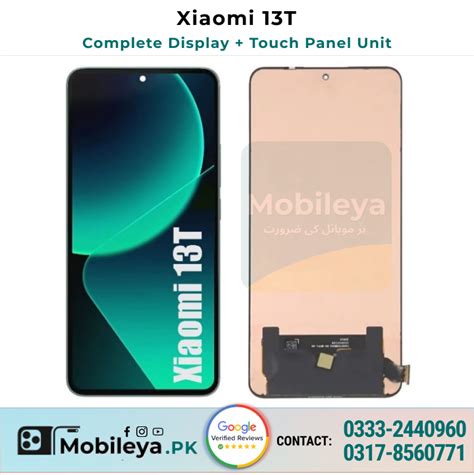 Xiaomi 13t Display Panel With Fitting Mobileya
