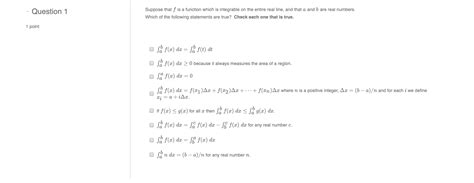 Solved Question 1 Suppose That F Is A Function Which Is Chegg Com