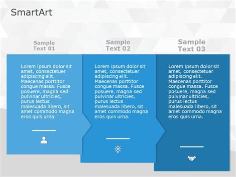SmartArt Process Funnel Steps