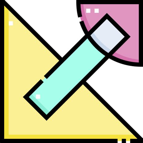 Abstract Shape Detailed Straight Lineal Color Icon