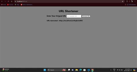 Ankit Singh On Linkedin Url Shortener App This Is The Url Shortener App It Short The Original