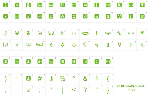 Erotic Symbols Font Wfonts Com Download Free