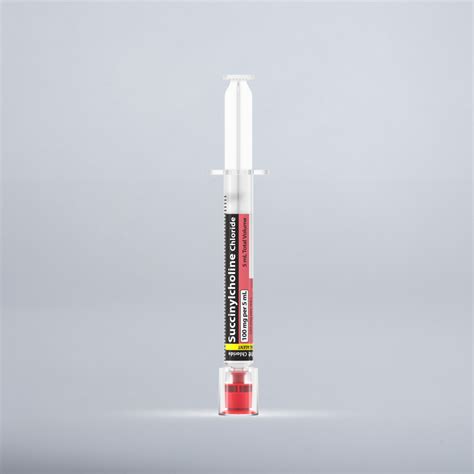 Succinylcholine Chloride 20 Mgml 5 Ml In 5 Ml Syringe