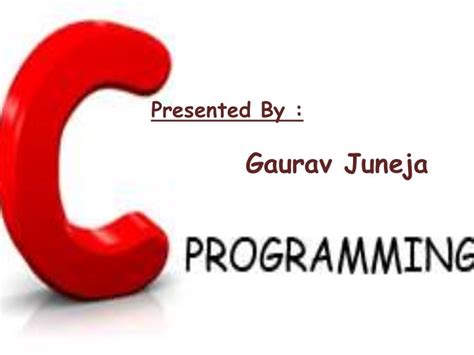 C Language Ppt