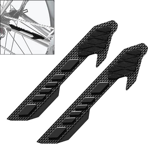 2pcs Bike Chainstay Protector Mtb Silicone Chain Stay Frame Guard