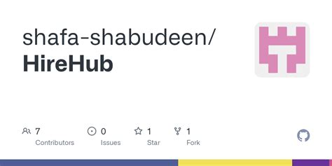 GitHub Shafa Shabudeen HireHub