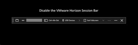 Disable The Omnissa Horizon Session Bar The Tech Journal