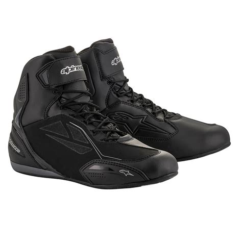Alpinestars Stella Faster 3 Drystar Shoes Black And Silver Bridge