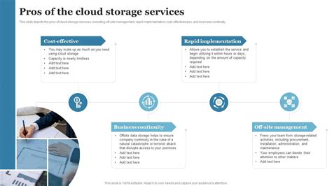 Cloud Computing Pros Of The Cloud Storage Services Ppt Powerpoint