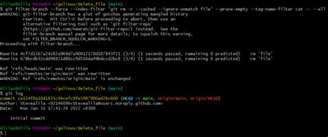 Ways To Delete File Or Directory Effortlessly In Git Golinuxcloud