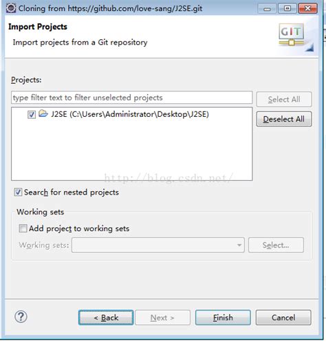 Git学习五：eclipse使用git下载项目eclipse下载git项目 Csdn博客