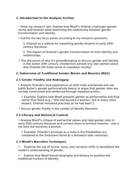 Thesis Framework Pdf Gender Gender Studies