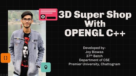 3d Super Shop Using Opengl C Computer Graphics Opengl C Joy Biswas Youtube