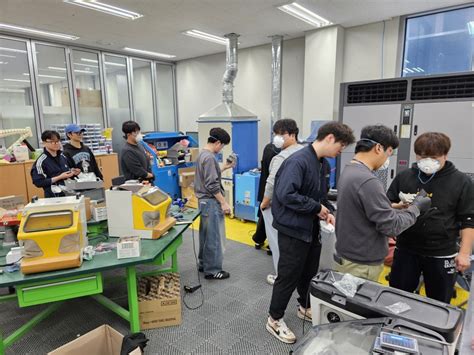 미래자동차공학과 1학년 3d융합기술지원센터 방문 및 실습 경험♥ 학과 갤러리 대구가톨릭대학교 미래자동차공학과