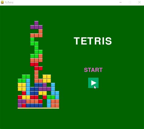 Github Takana Pytetris Tetris Game Made With Python