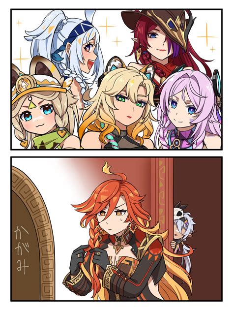 Mualani Mavuika Citlali Xilonen Kachina And More Genshin Impact Drawn By Hanjuku