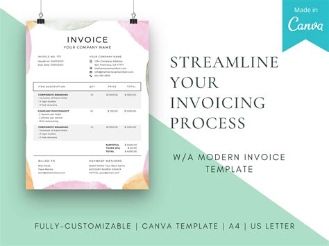 Invoice Template Price List Template Receipt Template Business Invoice Form Editable