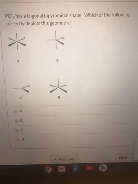 Solved PCIs Has A Trigonal Bipyramidal Shape Which Of The Chegg Com
