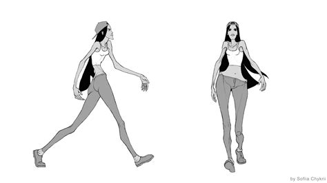 Walking Animation Front