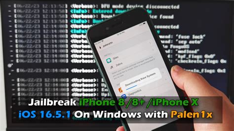 Jailbreak Iphone 8 8 Iphone X Ios 16 5 1 On Windows With Palen1x
