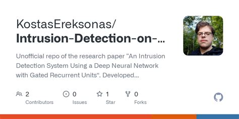Github Kostasereksonas Intrusion Detection On Nsl Kdd Unofficial