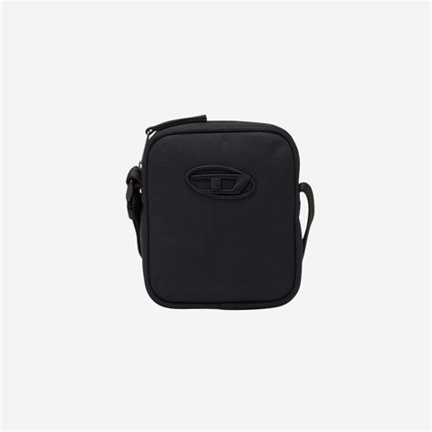 디젤 D90 카메라백 스몰 크로스바디 인 헤비 듀티 패브릭 블랙 Diesel Kream