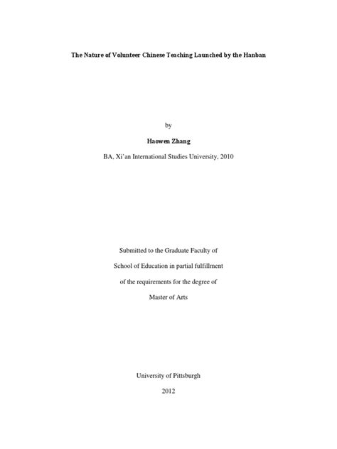 Haowen Zhang Thesis Pdf World Systems Theory Linguistics