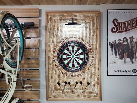 Cork Dart Board Etsy