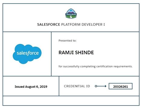 Ram Shinde On Linkedin Salesforcecertified Developer