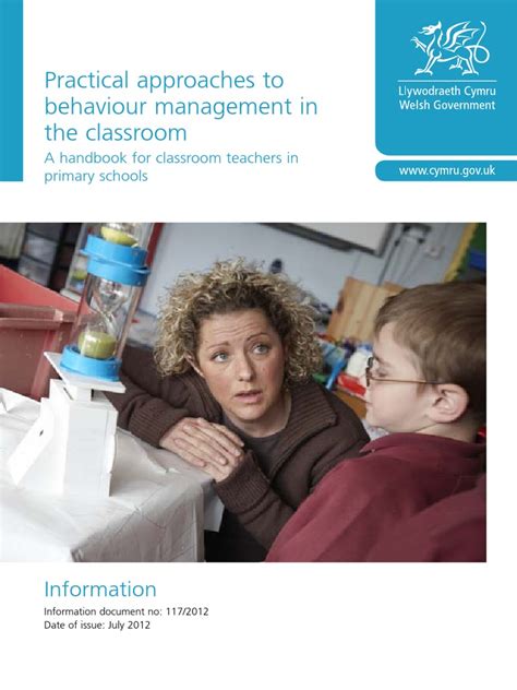Practical Approaches To Behaviour Management In The Classroom A Handbook For Classroom Teachers