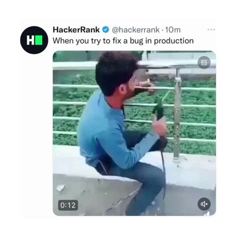 Rahul Joshi On Linkedin Fixing A Bug In Production 🐞