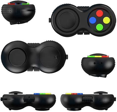 Fidget Pad With 8 Fidget Functions 2nd Generation Fidget Toy Controller Stress Reducer Hand