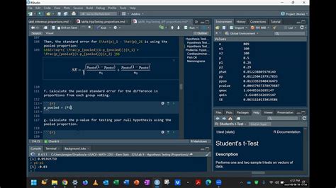 Elem Stats Lab 9b Difference Of Proportions Youtube