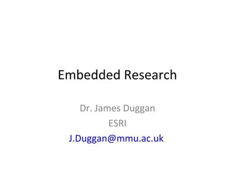 Embedded Research Seminar Ppt