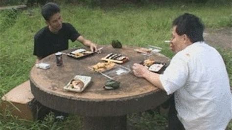 Dominas Shuttlecock Went Right Through Mens Lunch Out Food Squashing Comes Next Part 1