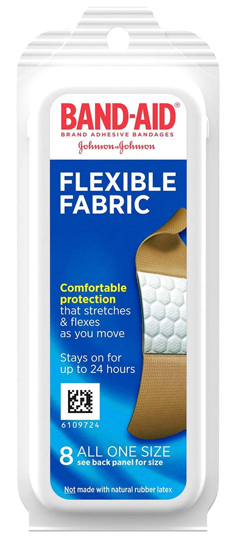 Band Aid Brand Flexible Fabric Adhesive Bandages For Wound Care And