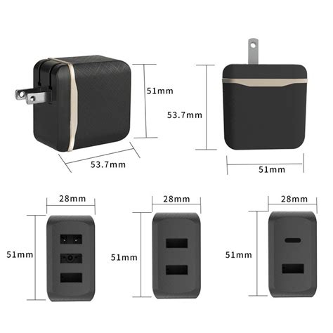 China W Port Usb C Charger Usb Type C Wall Adapter With Power Delivery Apple Usb C Wall