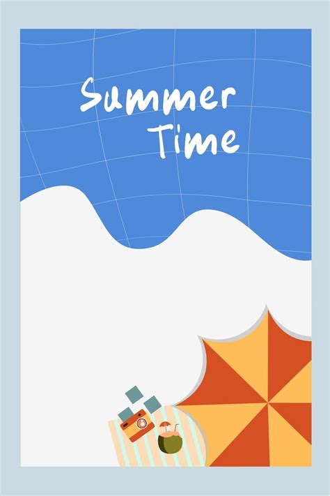 여름방학 벡터 Freepik에서 무료 고품질 벡터를 다운로드하세요 Freepik