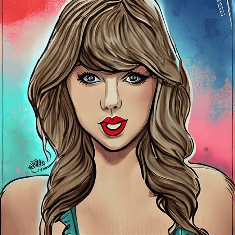 Cartoon Taylor Swift · Creative Fabrica