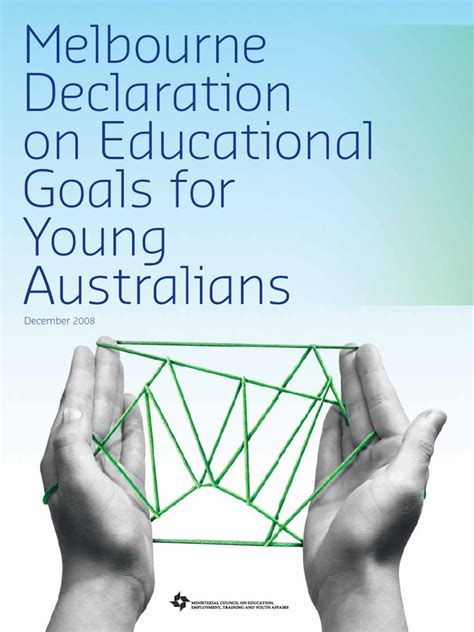 Pg4 The Melbourne Declaration On Educational Goals For Young Australians Pdf Download Free