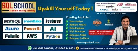 Sql School Microsoft Businessintelligence Msbi Online Training Live Instructor Led