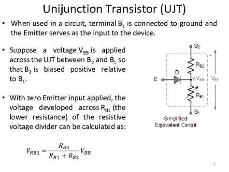 Power Electronics Lecture7 Unijunction Transistor Programmable Unijunction Transistor