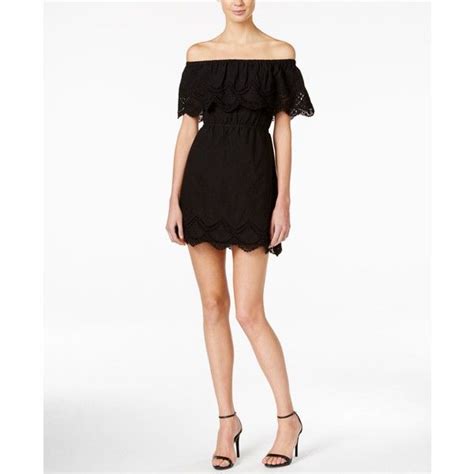 Kensie Crochet Trim Off The Shoulder Dress Kensie Dress Off Shoulder