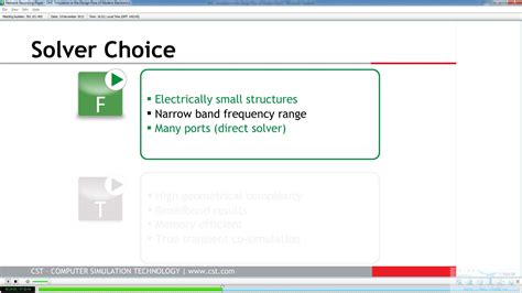 有没有人使用过cst的频域求解器，能够指导一下吗 微波eda网