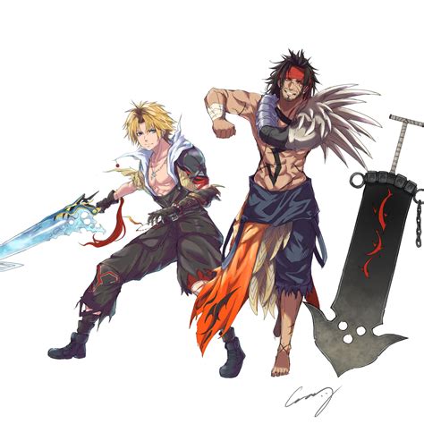 Tidus And Jecht Final Fantasy And 1 More Drawn By Crazy02oekaki