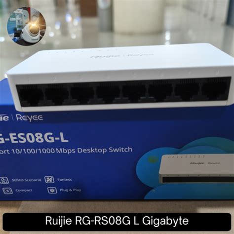 Jual Ruijie Switch Hub Gigabit 8 Port Kota Tangerang Nms Security